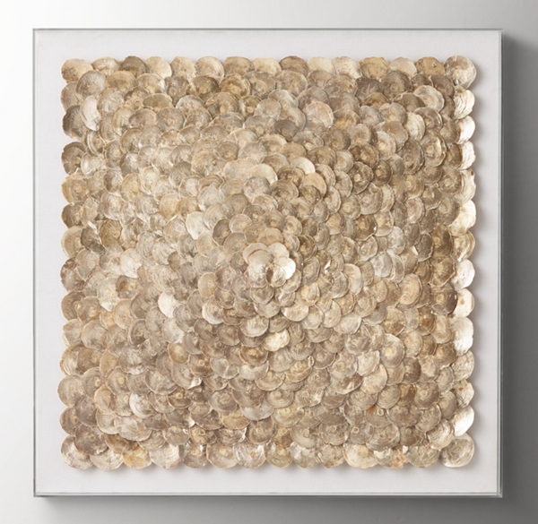 Capiz Shell Art - Gold