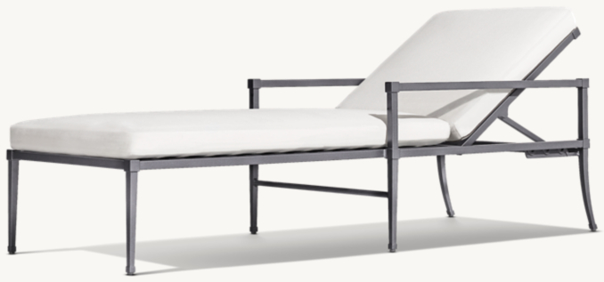Trousdale Cast Aluminum Chaise | RH
