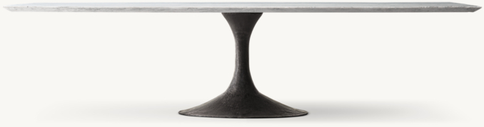 Aero Stone Rectangular Dining Table | RH Baby & Child