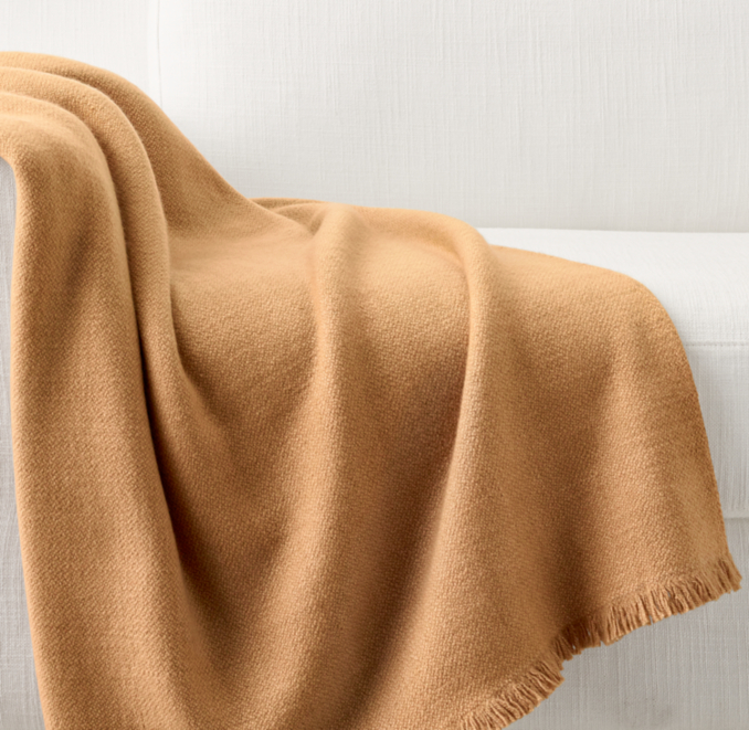Nepalese Handwoven Cashmere Throw | RH Baby & Child