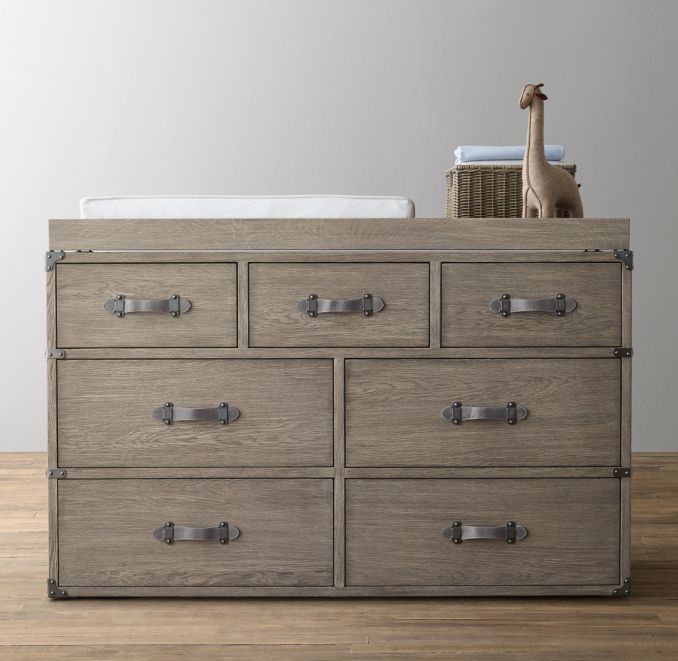Wilkes Trunk Wide Dresser & Topper Set | RH Baby & Child